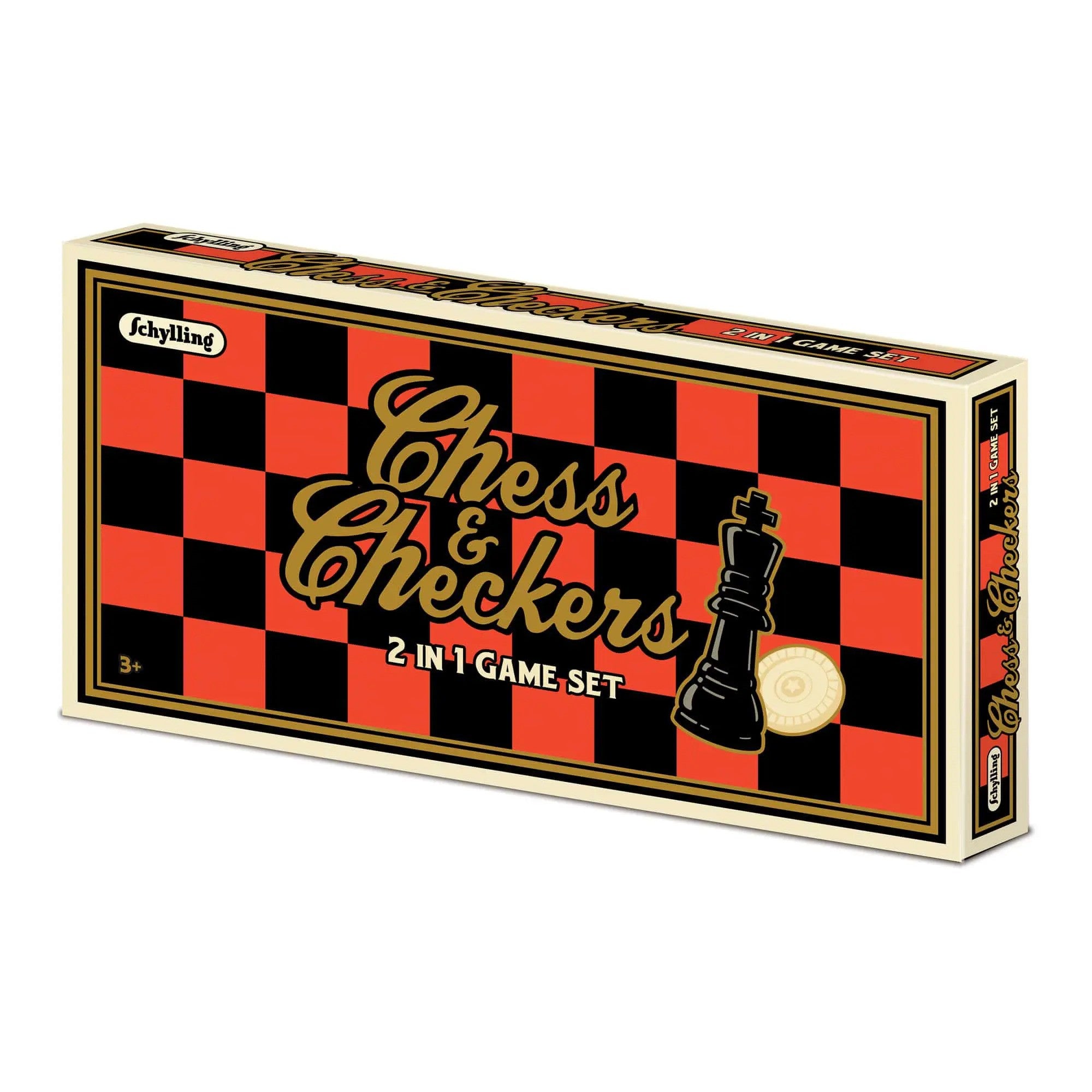 Schylling Chess & Checkers Set | Family Game Night Fun – Babysupermarket