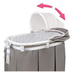 Badger Basket Wishes Oval Baby Bassinet Gray – Babysupermarket