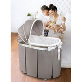 Badger Basket Wishes Oval Baby Bassinet Gray – Babysupermarket