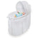 Badger Basket Wishes Oval Baby Bassinet White – Babysupermarket