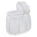 Badger Basket Wishes Oval Baby Bassinet White – Babysupermarket