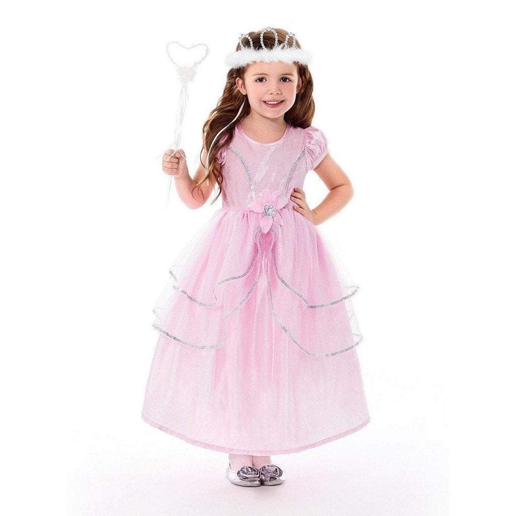 Little Adventures Royal Pink Princess Dress Up Outfit – Babysupermarket