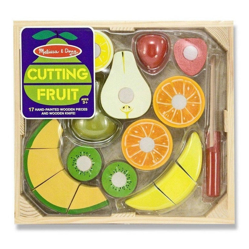 Melissa & Doug Cutting Fruit Wooden Play Food – Babysupermarket