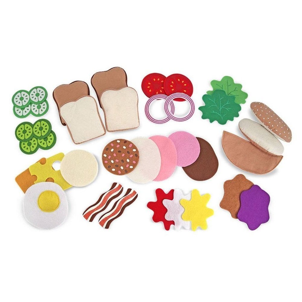 Melissa & Doug Felt Play Food Sandwich Set – Babysupermarket
